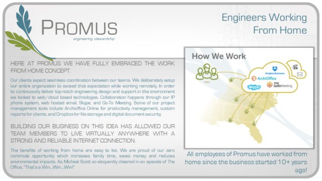 Working from Home - Promus